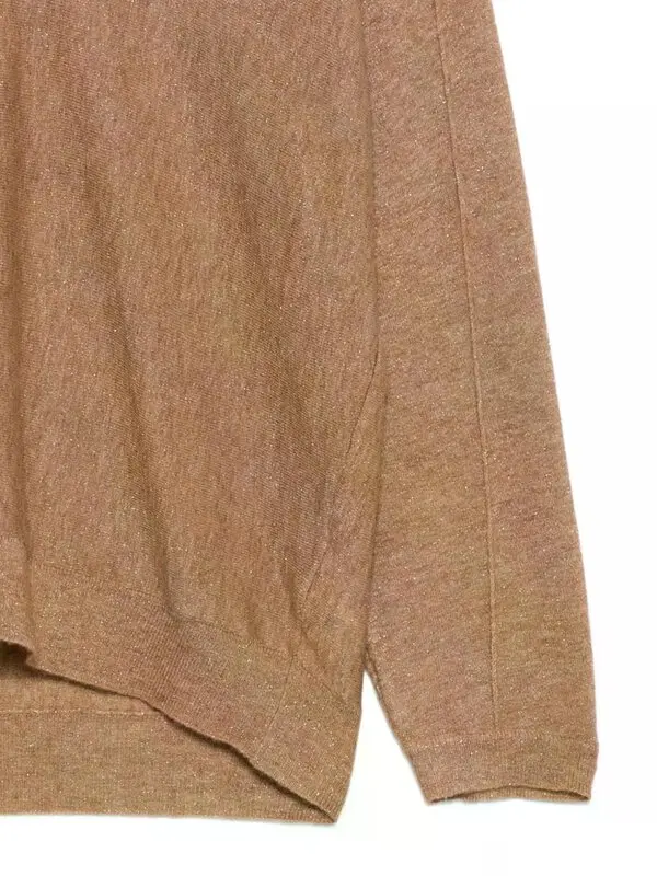 MAISON123 Pitt V-neck Metallic-effect Sweater