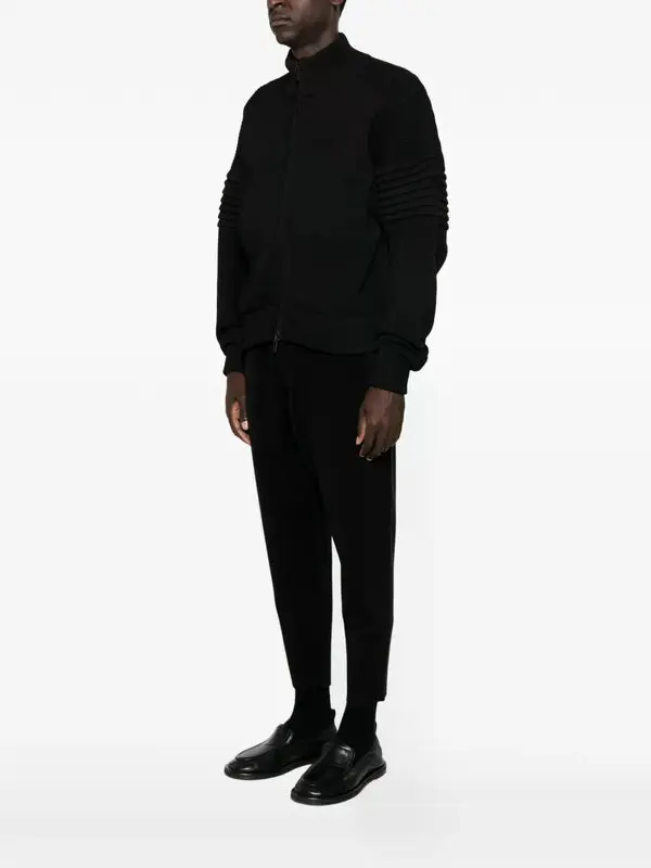 CFCL Ribbed-knit Zip-up Cardigan