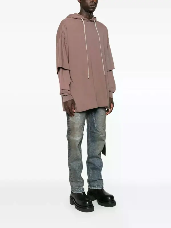 Rick Owens Tommy Hustler Double-layer Hoodie
