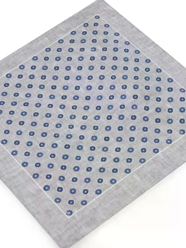 BOSS Geometric-print Pocket Square