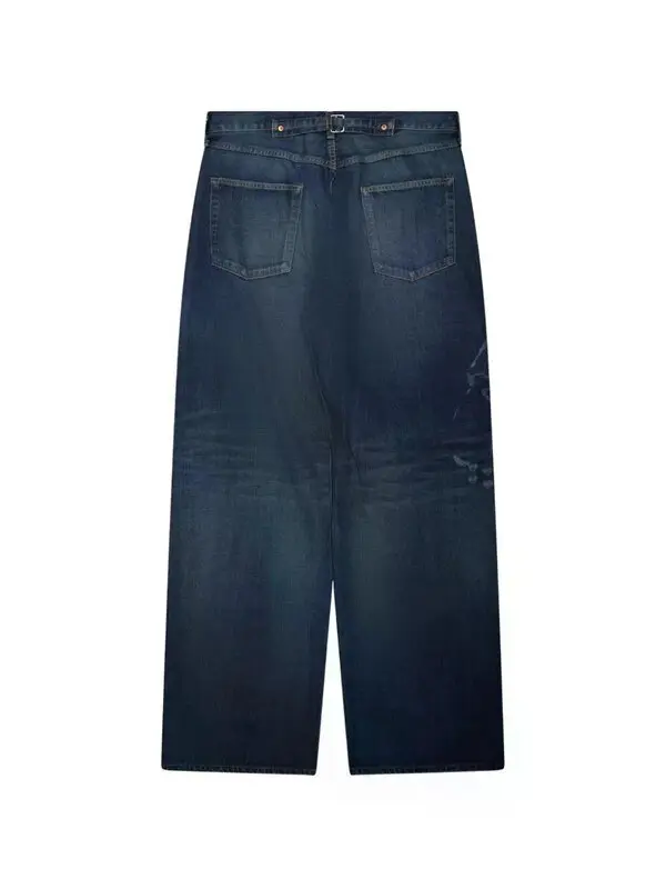 Junya Watanabe X Ac/dc-print Straight-leg Jeans