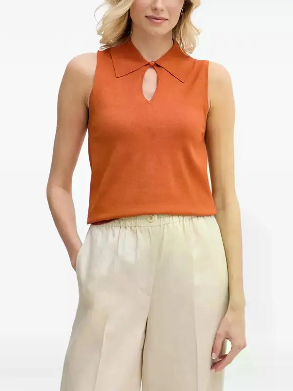 Sisley Keyhole-detail Sleeveless Top