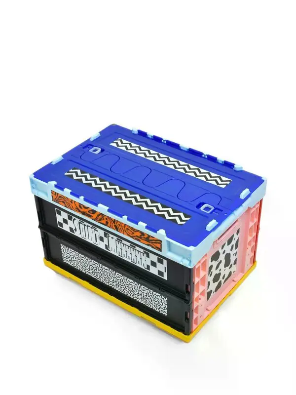 SAINT MXXXXXX St. Michael Mix-print Foldable Storage Box - Blue