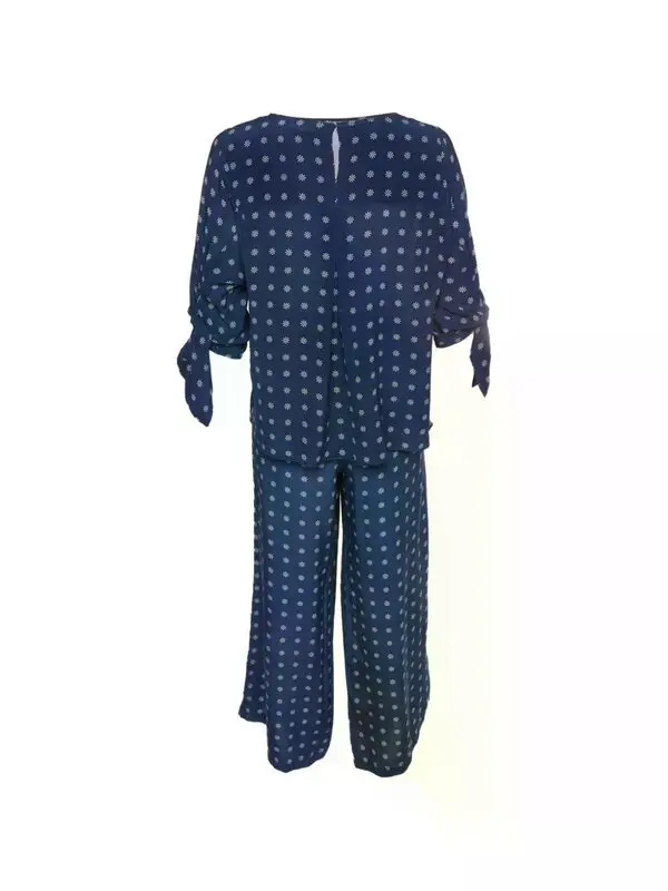 Max Mara Motif-print Silk Blouse