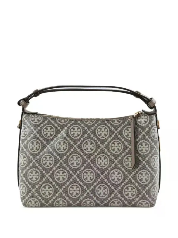 Tory Burch T Monogram Mellow Shoulder Bag - Grey