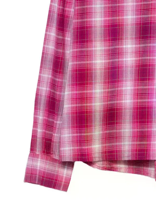 MAISON123 Dina Checked Cotton Shirt
