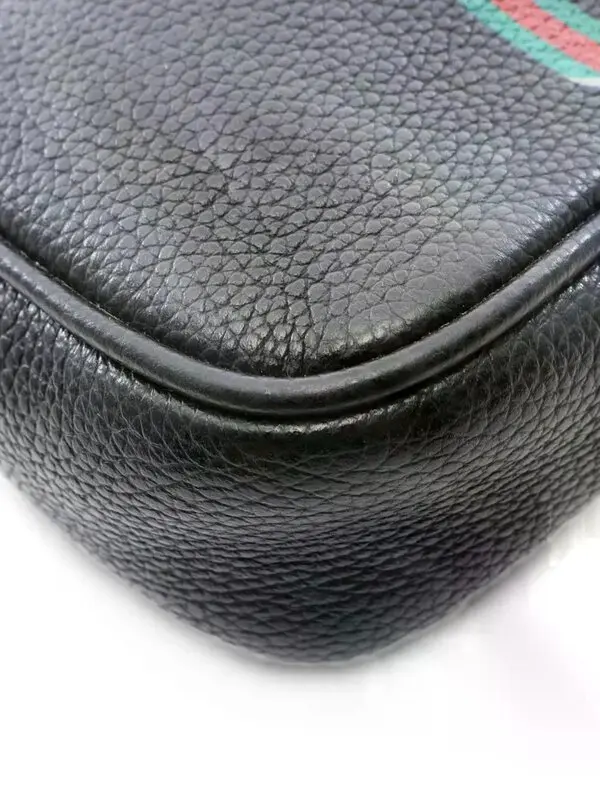 Gucci 2010s Web Logo Shoulder Bag
