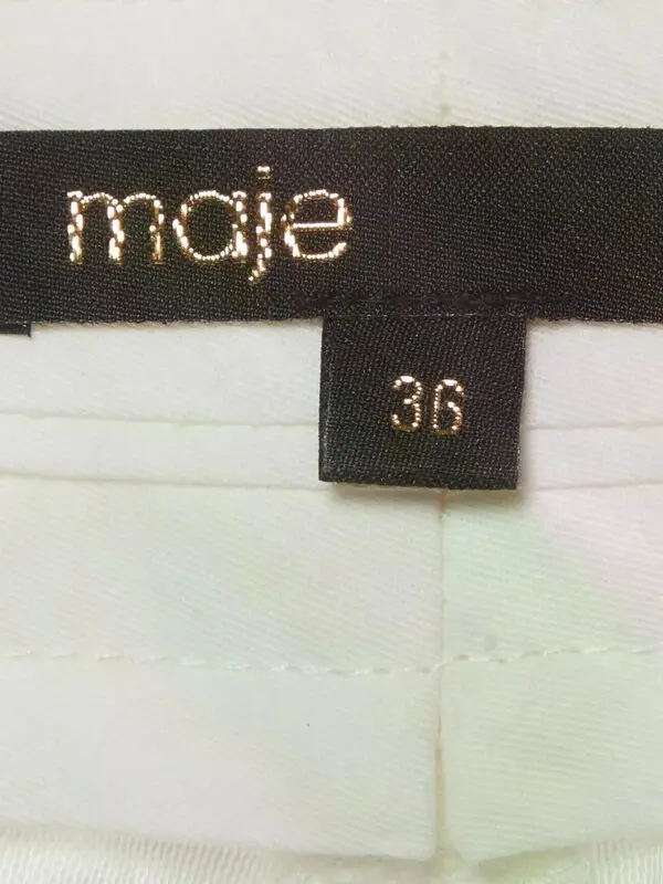 Maje Pleated Wide-leg Trousers
