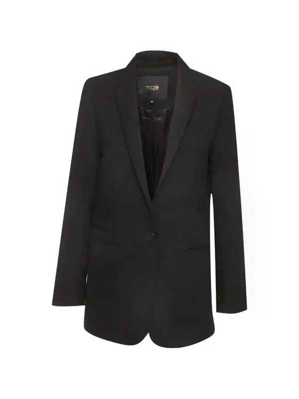 Maje Volteface Single-breasted Blazer