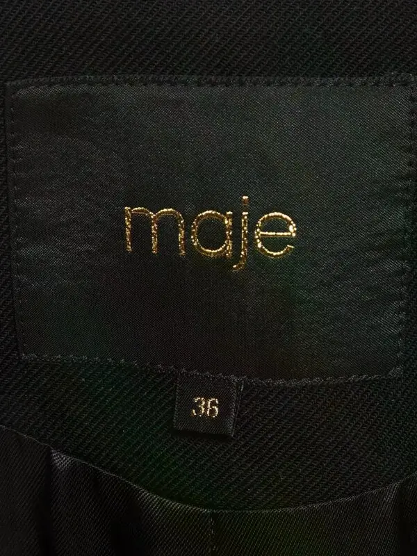 Maje Volteface Single-breasted Blazer