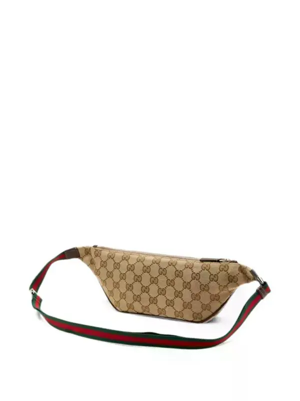 Gucci Gg Supreme Web-stripe Belt Bag
