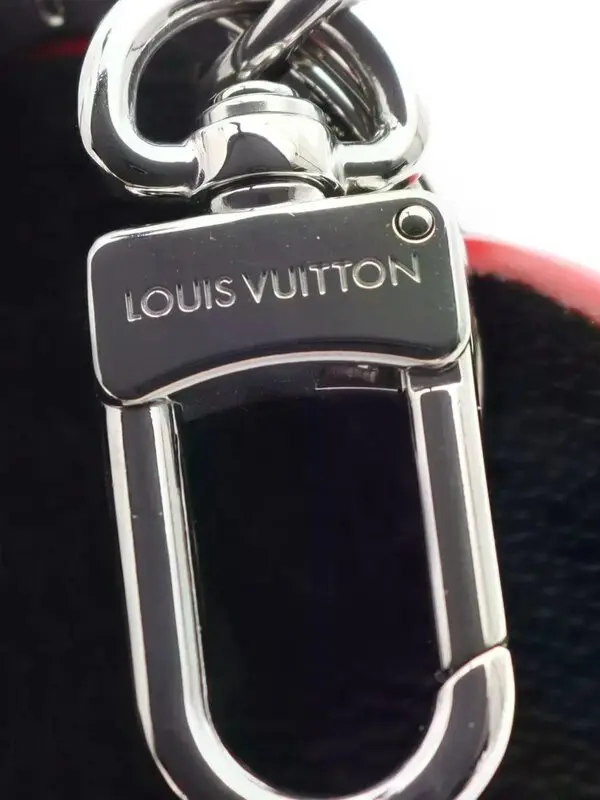 LOUIS VUITTON Monogram Eclipse Vivienne Key Ring