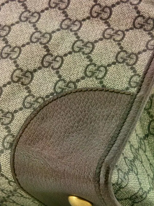 Gucci Ophidia Cut Out Handle Gg Coated Canvas Medium Tote Bag