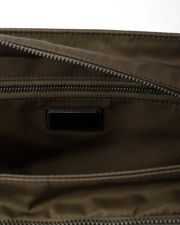 Prada Re-nylon And Leather Shoulder Bag