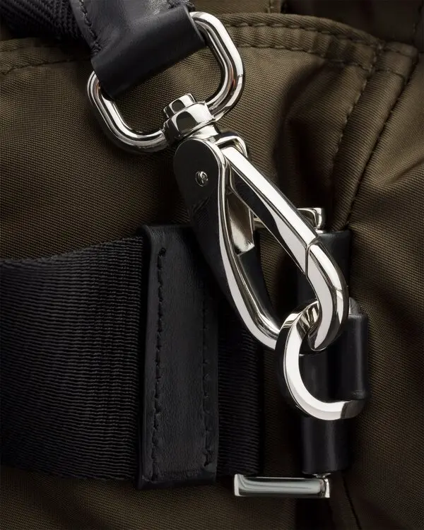 Prada Re-nylon And Leather Shoulder Bag