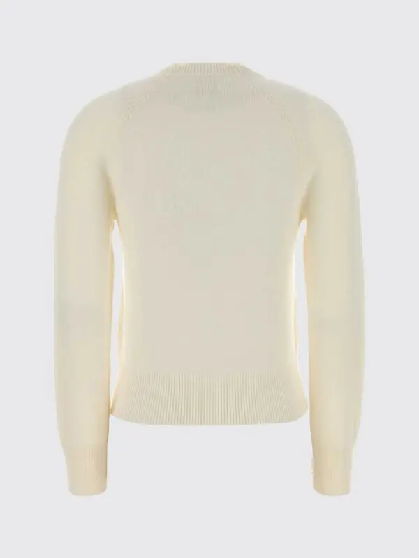 A.p.c. Virgin Wool Crewneck Sweater With Jacquard Logo