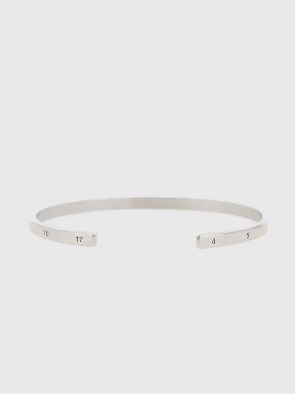 MAISON MARGIELA Bangle Bracelet In 925 With An Engraved Numeric Logo