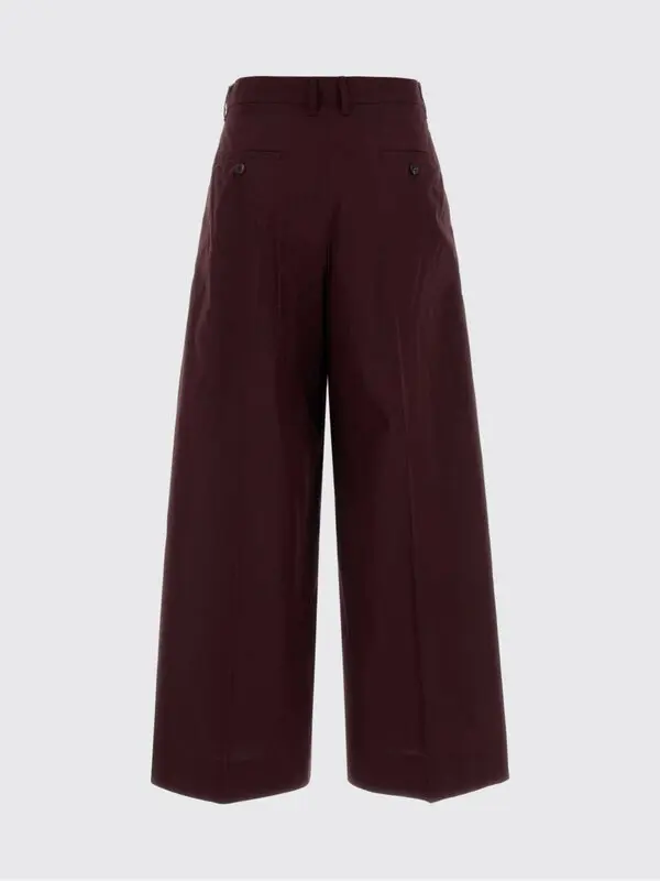 Max Mara High-waisted Wide-leg Cotton Palazzo Pants