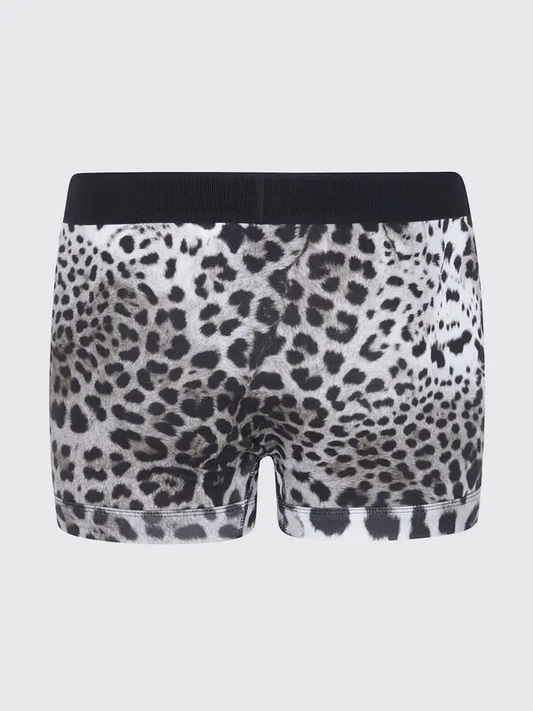 TOM FORD Animalier Print Stretch-cotton Boxer Shorts With Jacquard Logo Waistband