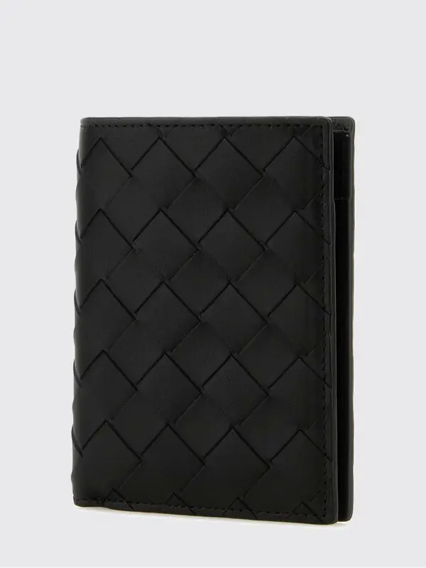 Bottega Veneta Intrecciato Woven Calfskin Leather Bifold Wallet