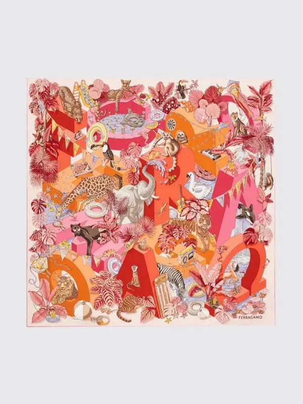 FERRAGAMO Scarf Colour - Pink