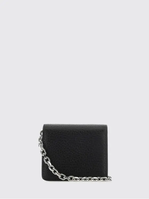 MAISON MARGIELA Four Stitches Leather Wallet On Chain
