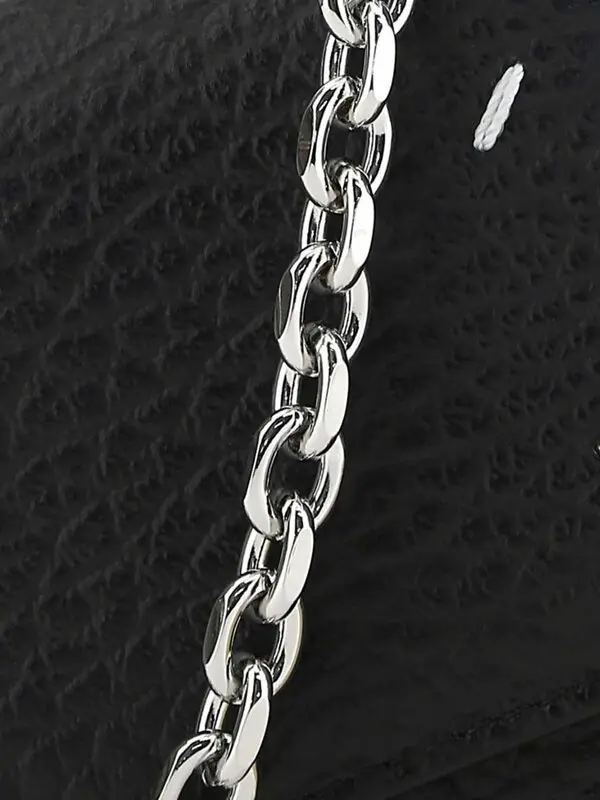 MAISON MARGIELA Four Stitches Leather Wallet On Chain