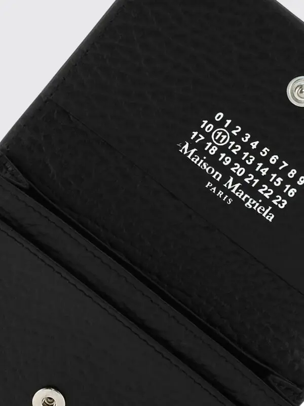 MAISON MARGIELA Four Stitches Grained Leather Bifold Card Holder