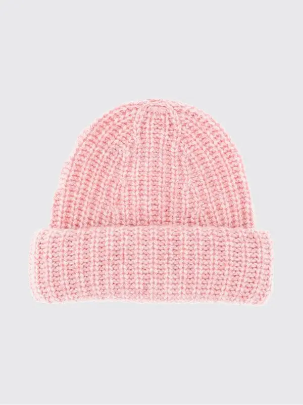 LISA YANG Ribbed 100% Cashmere Beanie Hat With Turn-up Cuff