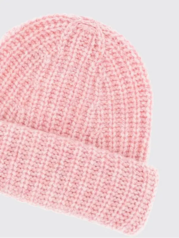 LISA YANG Ribbed 100% Cashmere Beanie Hat With Turn-up Cuff