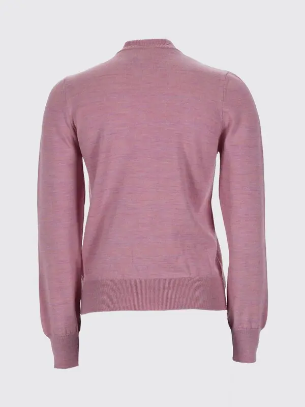 A.p.c. Virgin Wool And Cotton Blend Crewneck Cardigan - Pink