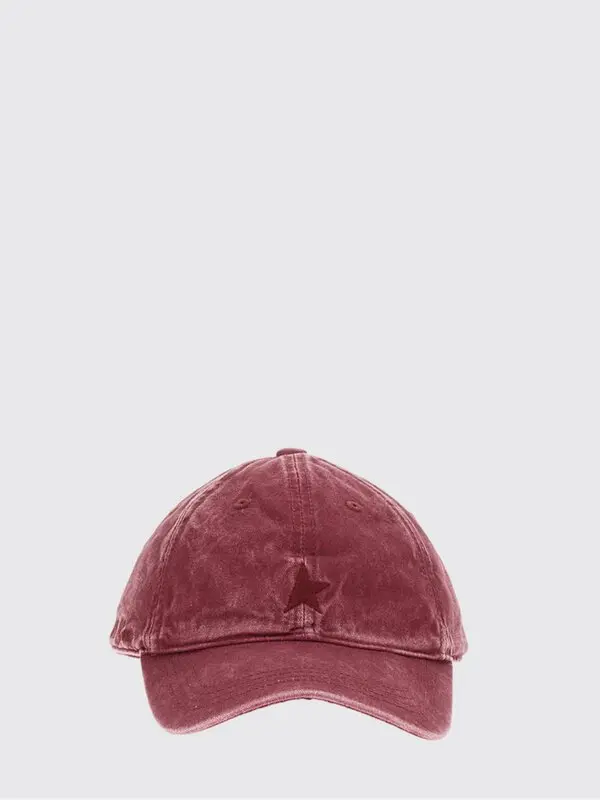 GOLDEN GOOSE Distressed Cotton Baseball Cap With Logo