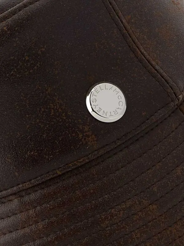 Stella McCartney Eco Alter Mat Bucket Hat With Metallic Logo