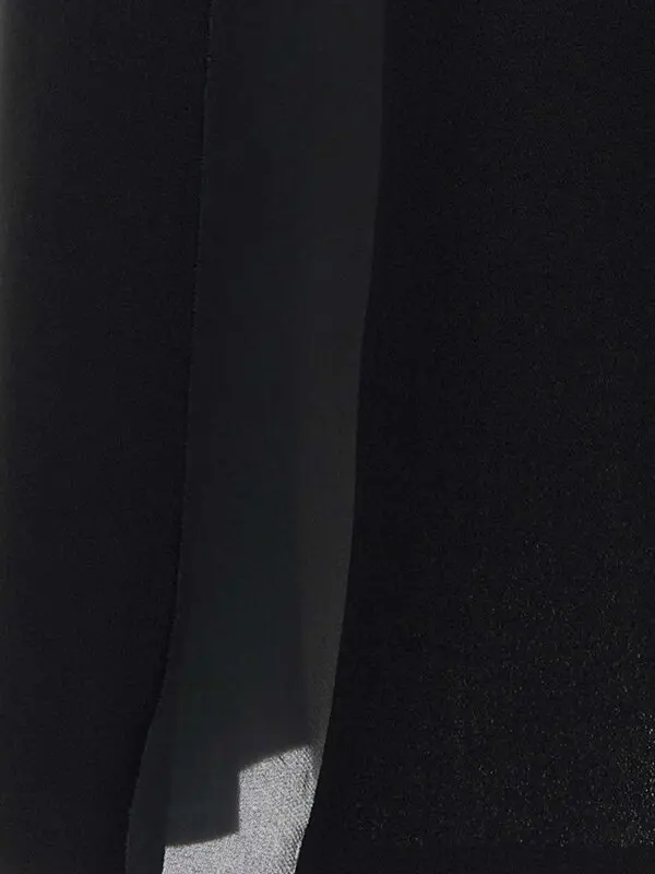 JIL SANDER A-line Midi Skirt In Pure Virgin Wool With Slit