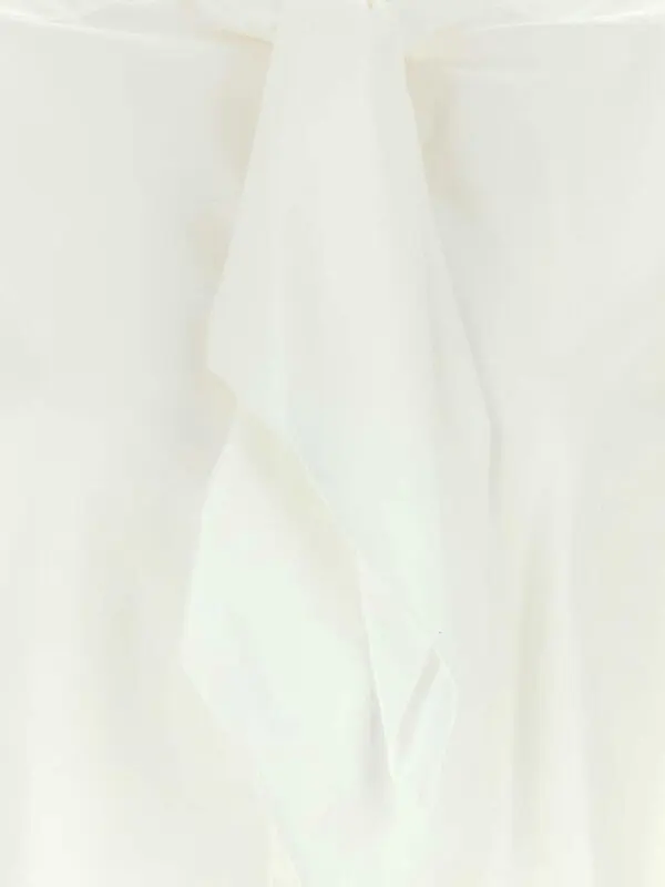 Tory Burch Cotton Shirt With Pussy-bow Collar