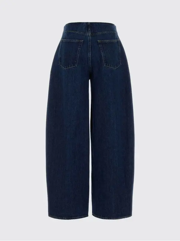 JIL SANDER High-waisted Baggy Jeans In Recycled Denim