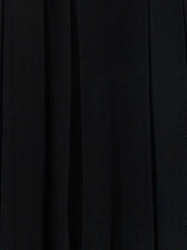 Tory Burch Pleated Knit Midi Shirt Dress With Belt