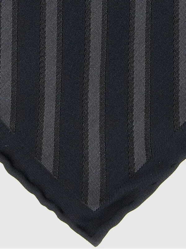 Brunello Cucinelli Striped Pure Silk Pocket Square