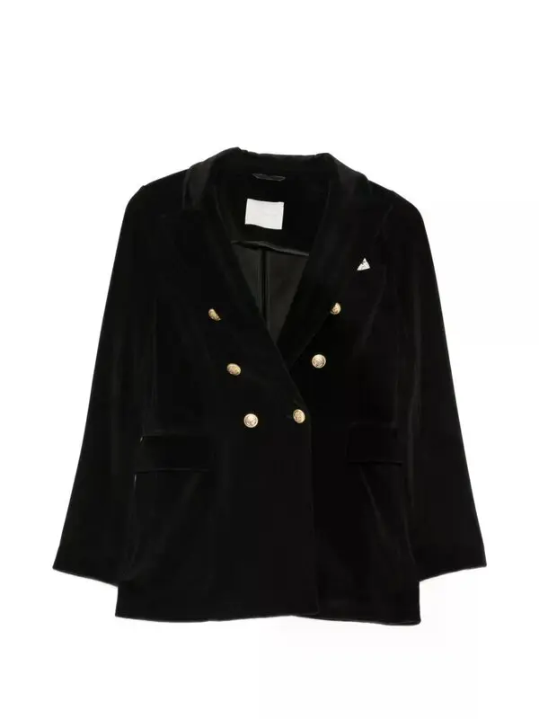 CIRCOLO 1901 Double-breasted Velvet Jacket