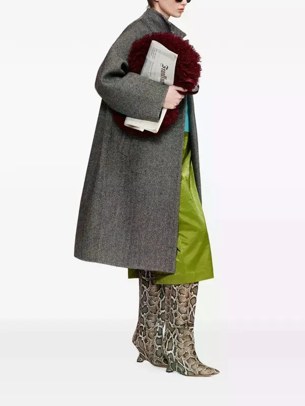 Essentiel Antwerp Kabala Herringbone-pattern Coat