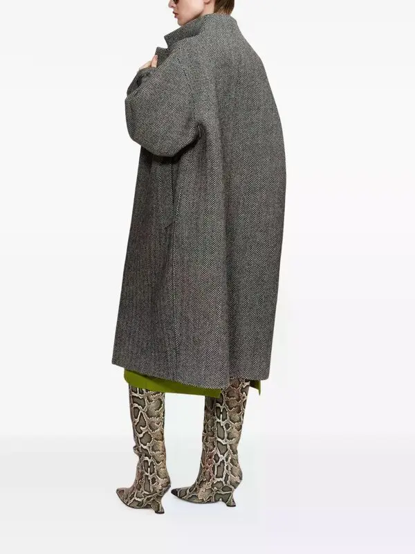 Essentiel Antwerp Kabala Herringbone-pattern Coat