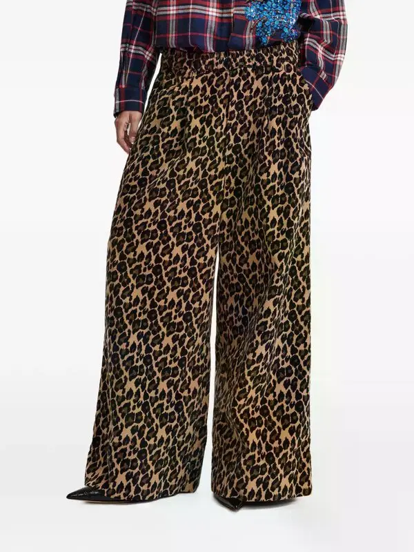 Essentiel Antwerp Kelly Leopard-print Trousers