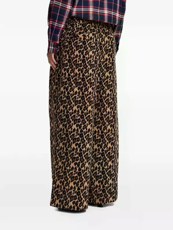 Essentiel Antwerp Kelly Leopard-print Trousers