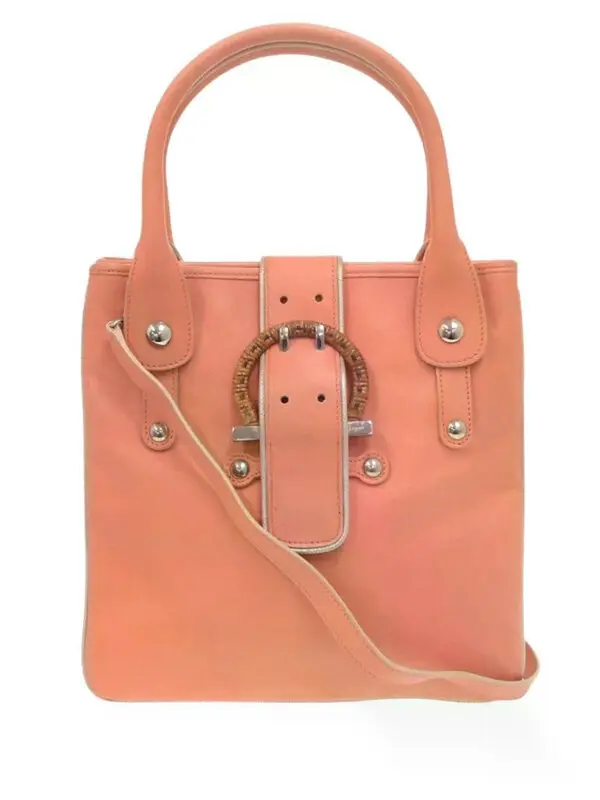 FERRAGAMO 2010-2026 Calf Leather Satchel