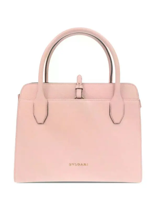 BVLGARI 2016-2026 Leather Alba Satchel