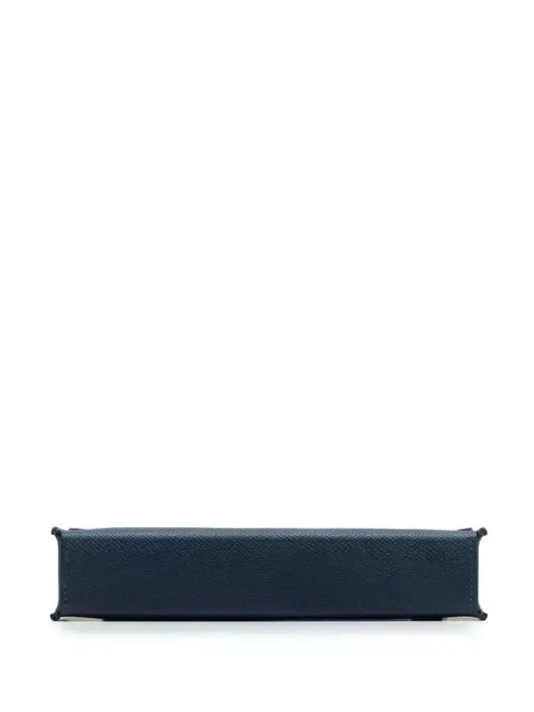 Hermès Epsom Nap Wallet On Strap Cross Body Bag - Blue