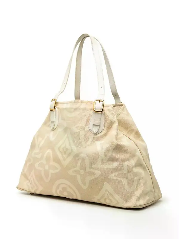 LOUIS VUITTON Monogram Tahitienne Cabas Gm Tote Bag - Neutrals