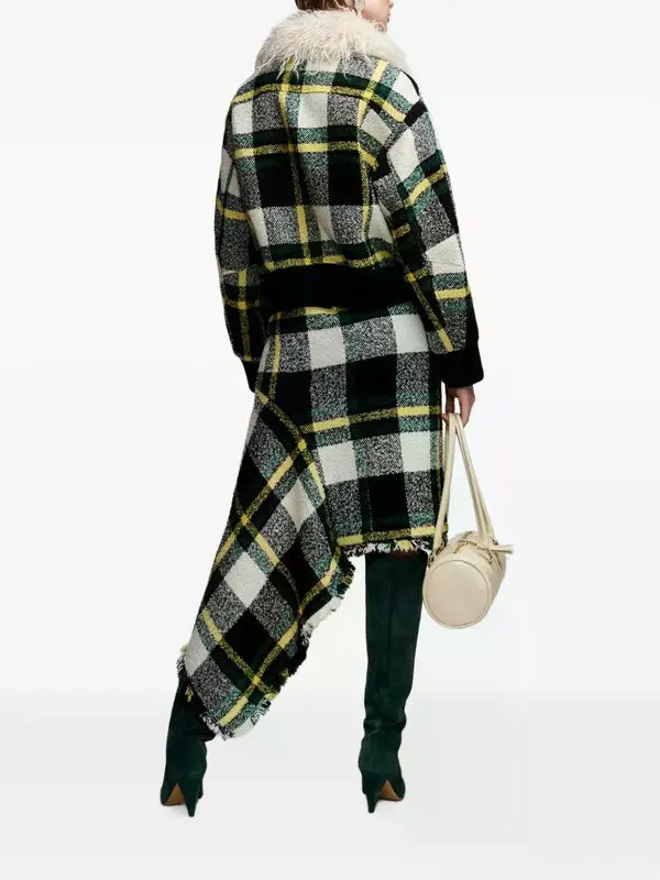 Essentiel Antwerp Kpop Checked Bomber Jacket