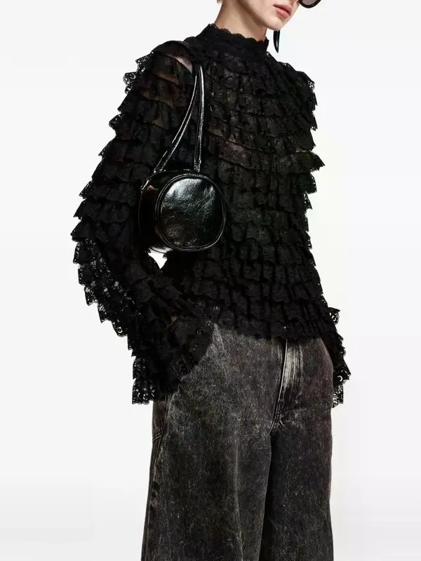Essentiel Antwerp Kashvi Ruffled Lace Blouse