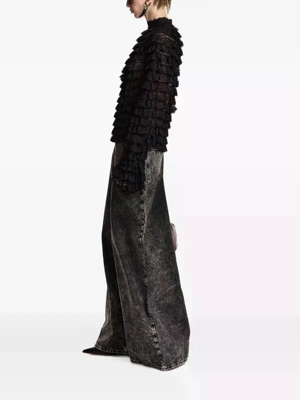 Essentiel Antwerp Kashvi Ruffled Lace Blouse